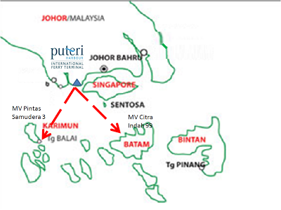 maqis_puteriharbour: First Operation Pelabuhan Feri Terminal Puteri Harbour