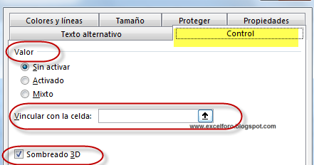 VBA: Insertar un CheckBox en nuestra Hoja con macros | EXCEL FORO: Un blog de Excel