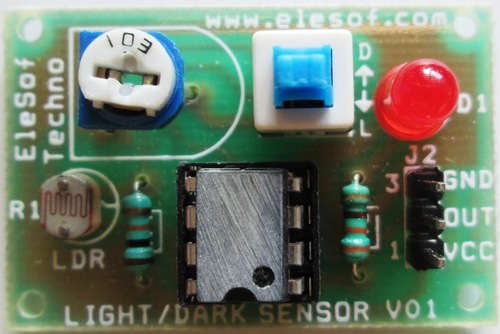 Light and Dark Sensor - LDR Project - Electro Lab