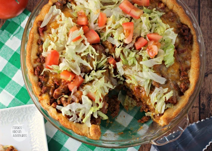 Crescent Roll Taco Pie (made with Ground Turkey) | Renee's Kitchen ...