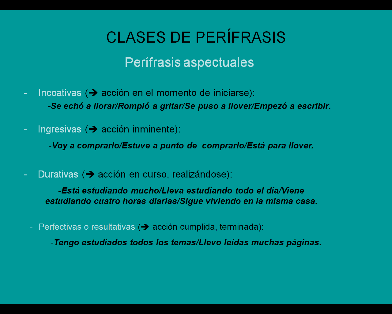 LENGUA Y LITERATURA: LAS PERÍFRASIS EN ESPAÑOL