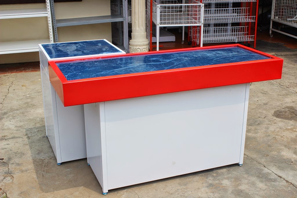 Meja Kasir Toko Kecil Minimarket Minimalis Tipe MK-05 | RAK GONDOLA ...