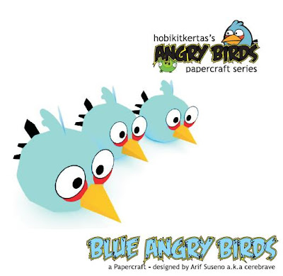 Angry Birds - Blue | Papercraft Paradise | PaperCrafts | Paper Models ...