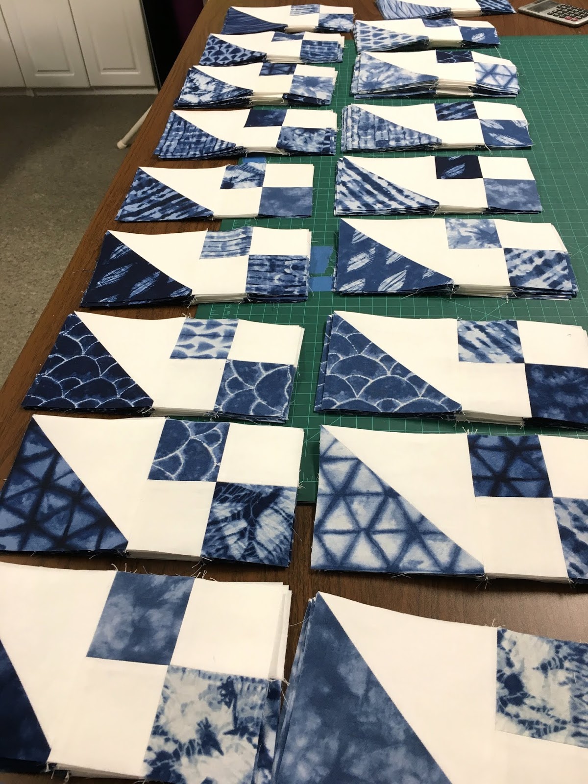 Ye Olde Sweatshop: Jewel Box Quilt Shibori Style (#102)