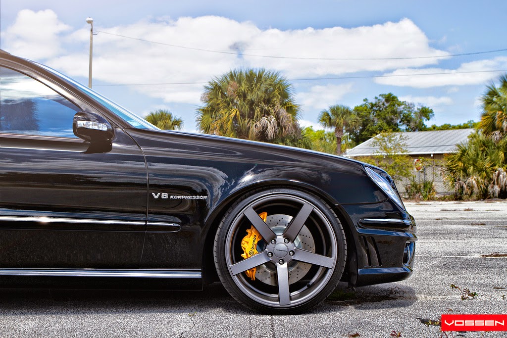 Mercedes E55 AMG Wagon with Vossen wheels | BENZTUNING