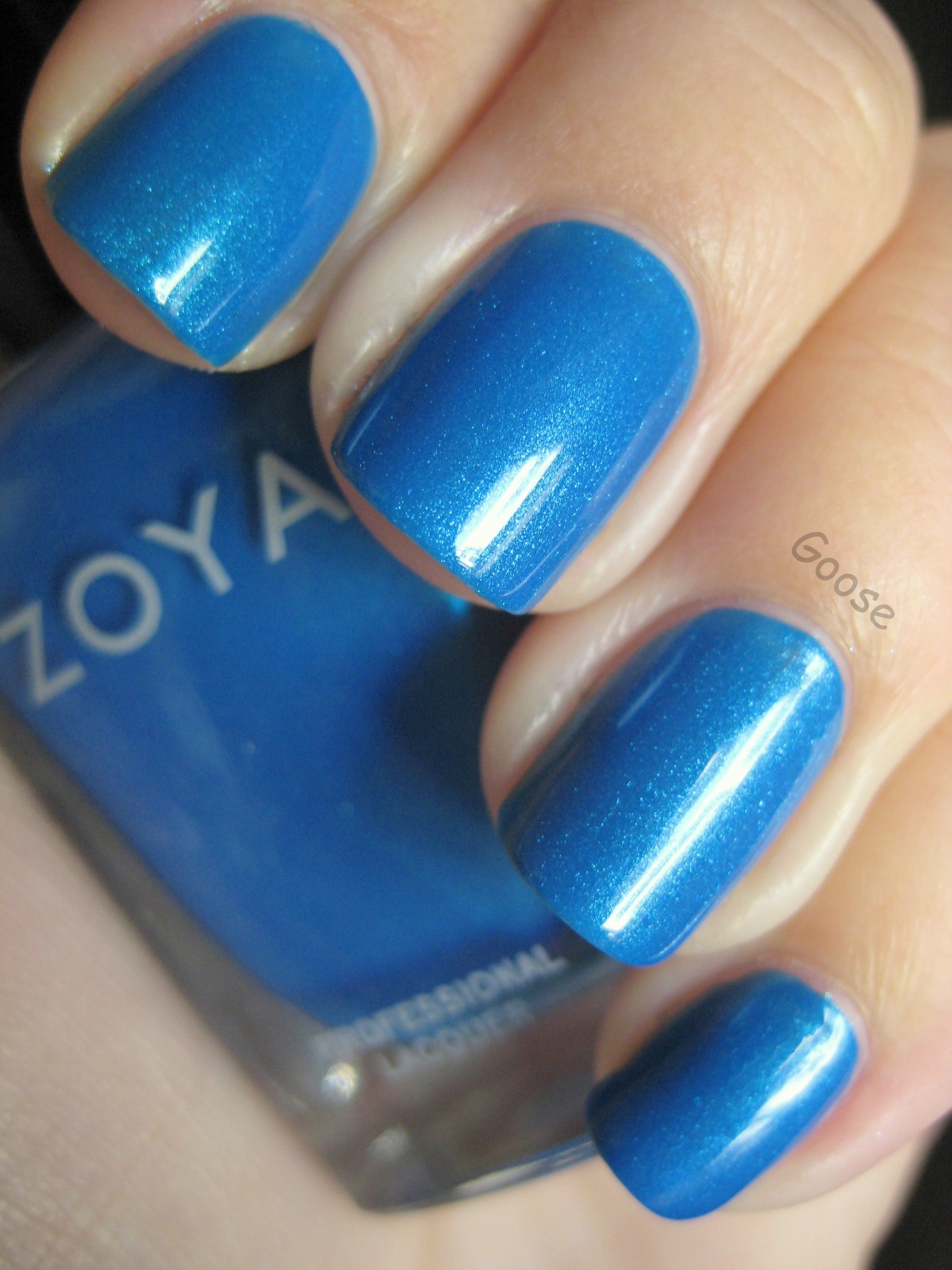 Goose's Glitter: Zoya Swatches - Greys and Blues (pic heavy!)