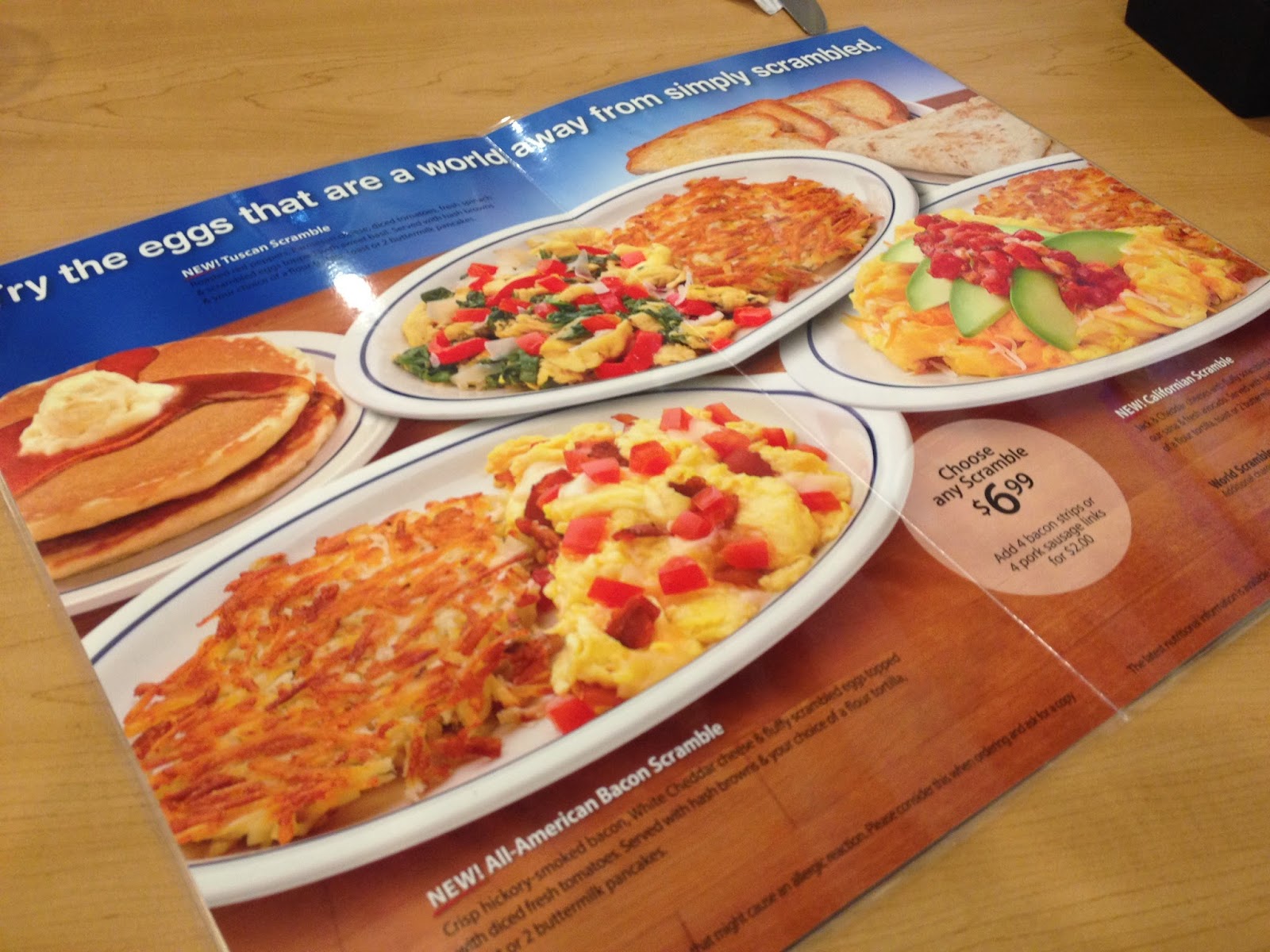 IHOP serving new World Scrambles