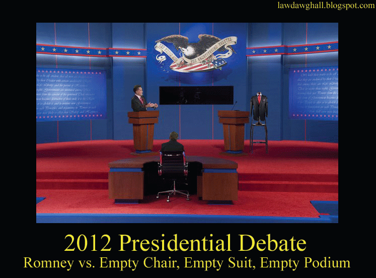Illogical Politics: Romney vs. Empty Chair, Empty Suit, Empty Podium