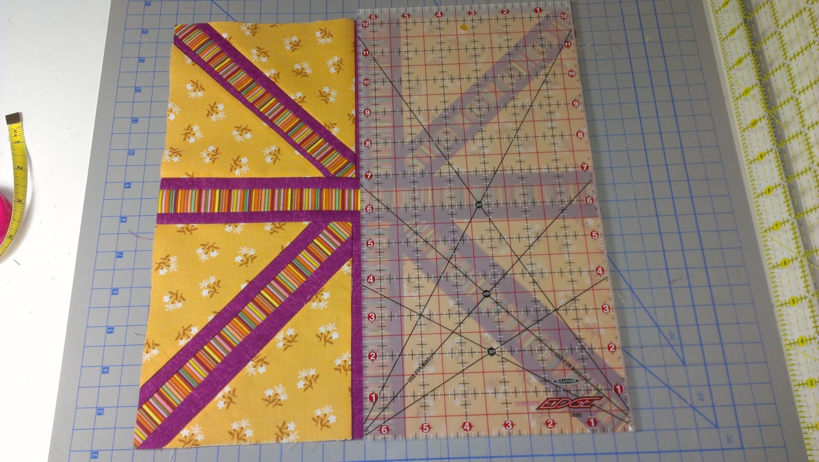 SewBerryPatch: Union Jack quilt block tutorial