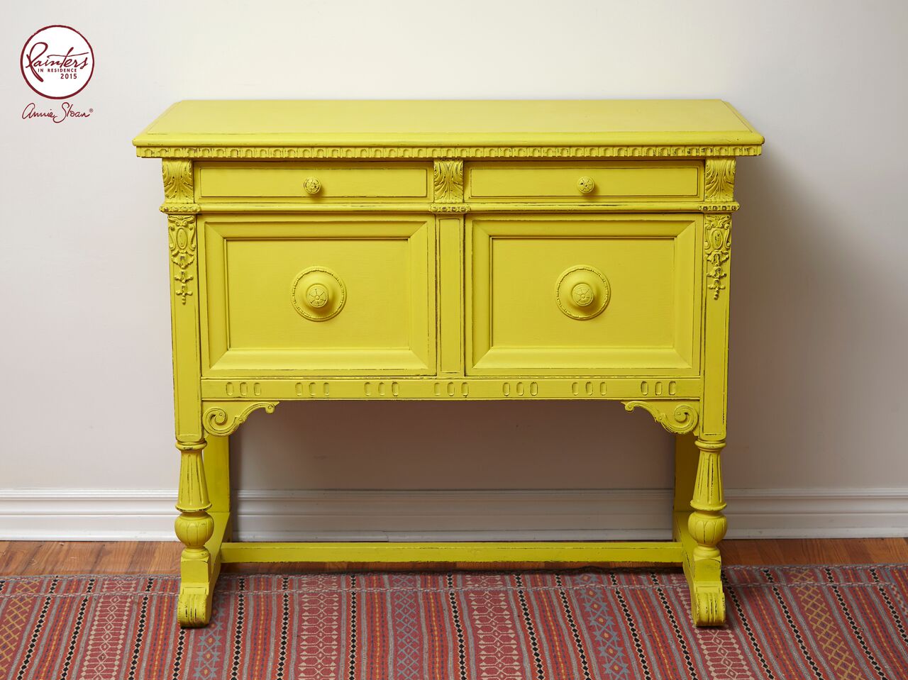 Annie Sloan • Paint & Colour: Jelena Pticek's English Yellow Sideboard
