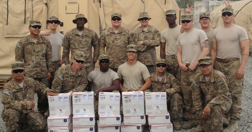 Care Packages for Soldiers: Soldiers receiving our care packages in ...