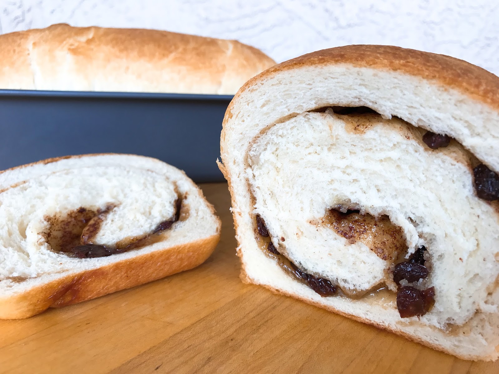 Swirled Cinnamon Raisin Bread