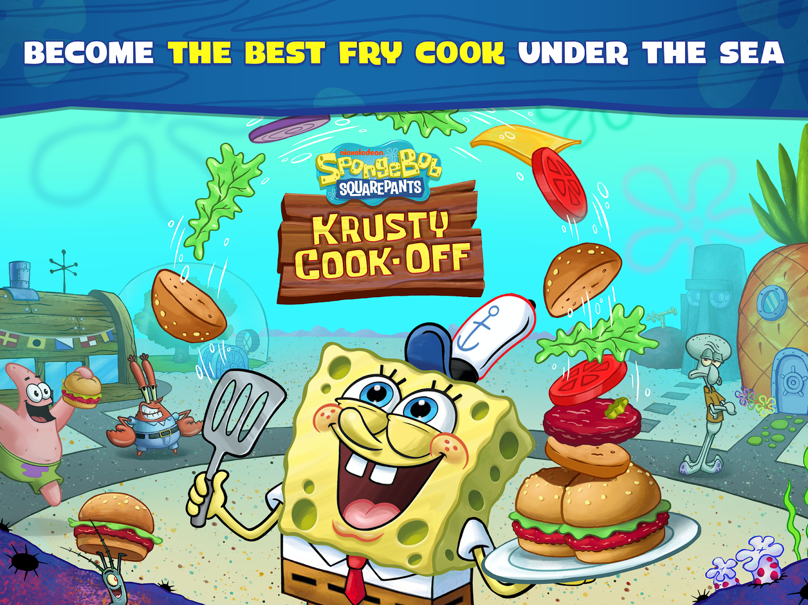 NickALive!: Compete to Become Krusty Krab Grill Master in 'SpongeBob ...