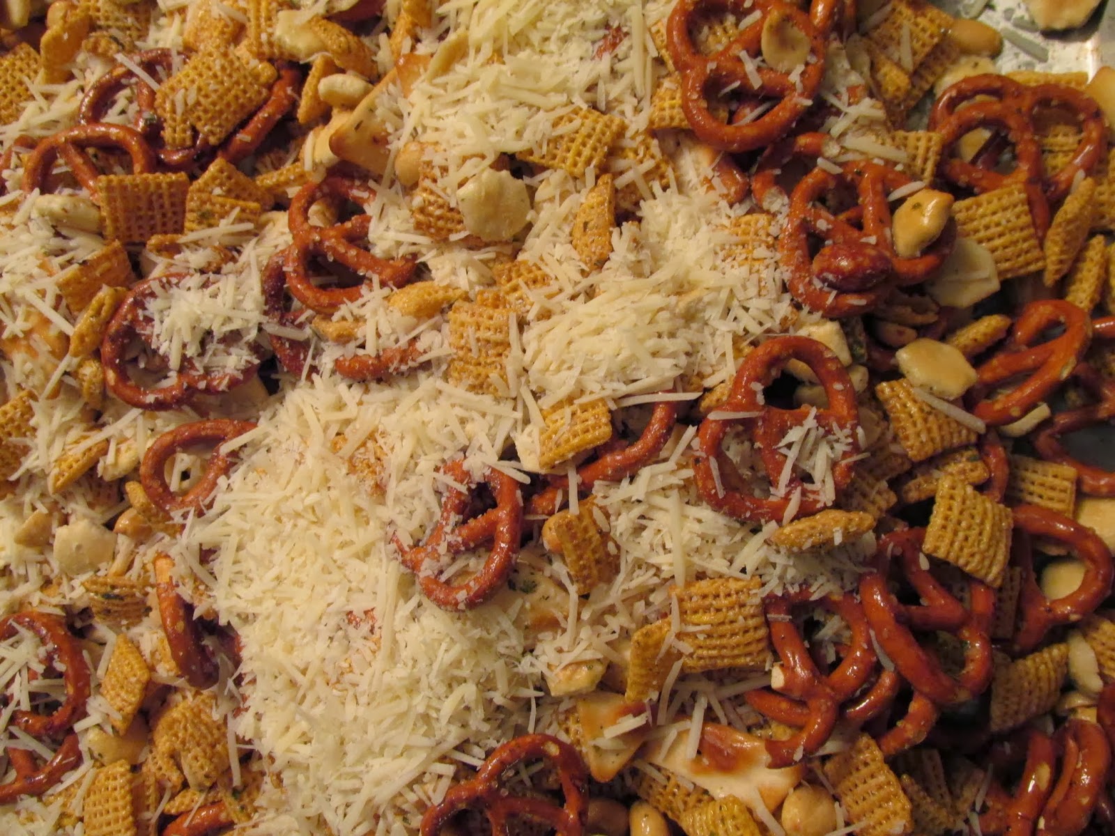 See the Beauty in the Ordinary: Simple: Big Batch Parmesan Snack Mix