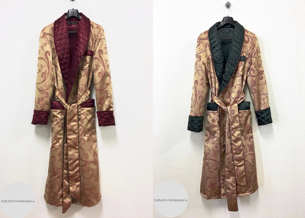 Men's Luxury Silk Dressing Gowns