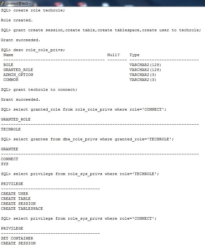 Anil Bandi's ORACLE DBA : User_Roles