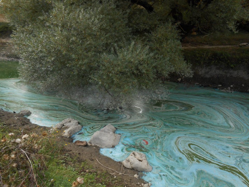 CORRIERE MATESE: GROSSA MACCHIA RISCONTRATA NEL FIUME LETE PRESSO LETINO