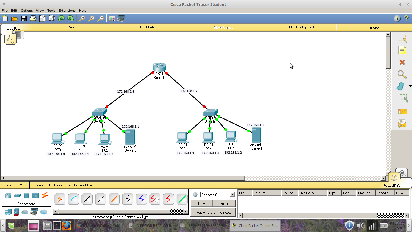 Rip cisco packet tracer