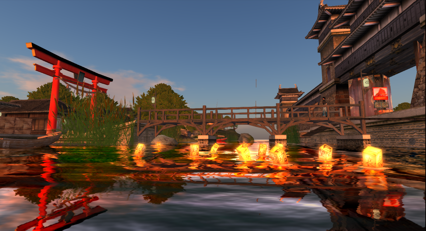 Virtual Dream & Travel: Torii at Hosoi Mura