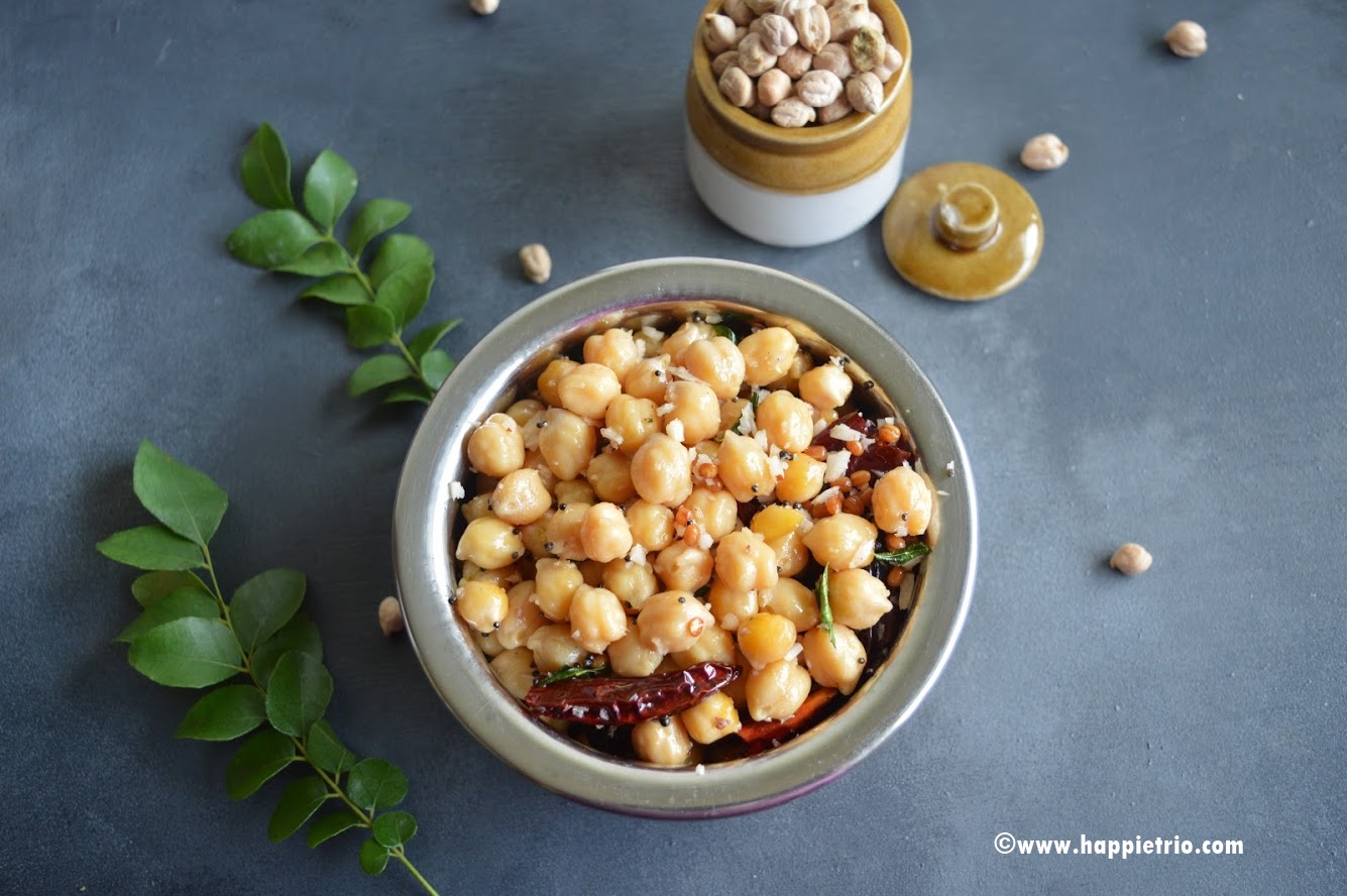Channa sundal Recipe | Chick peas Sundal | Vella Kondakadalai Sundal ...
