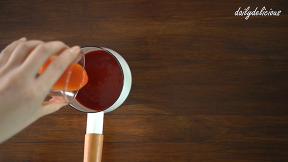dailydelicious: Chocolate, strawberry, tomato and thyme Entremets
