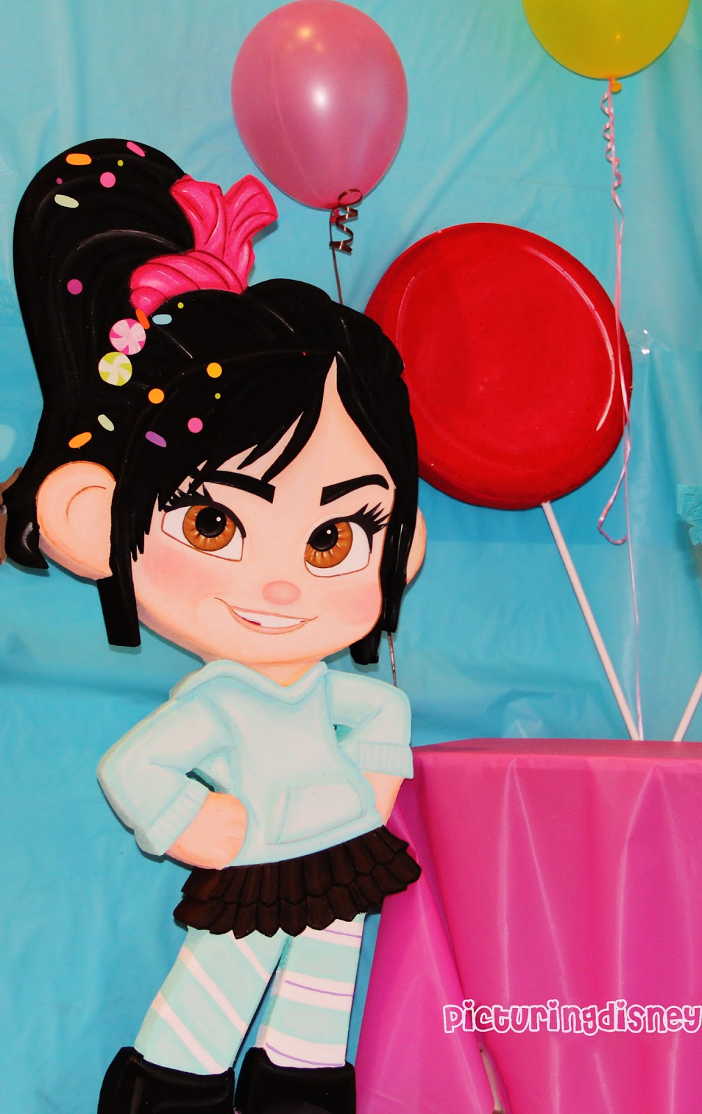 Picturing Disney: Vanellope Von Schweetz Sugar Rush Birthday Party