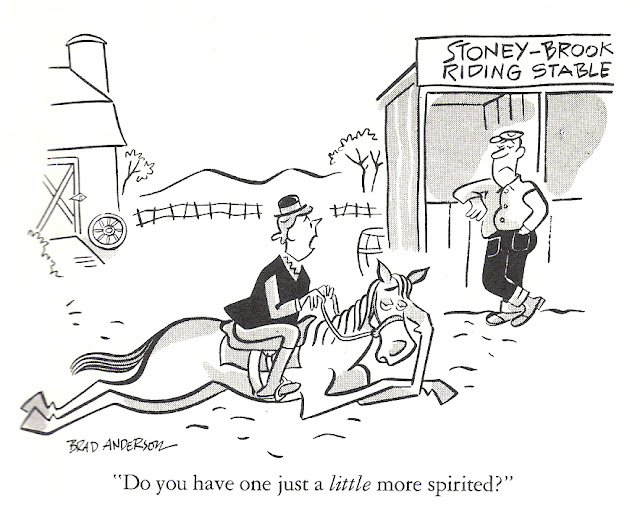 Cartoon Attic: Stoney Brook Riding Stable - Brad Adams