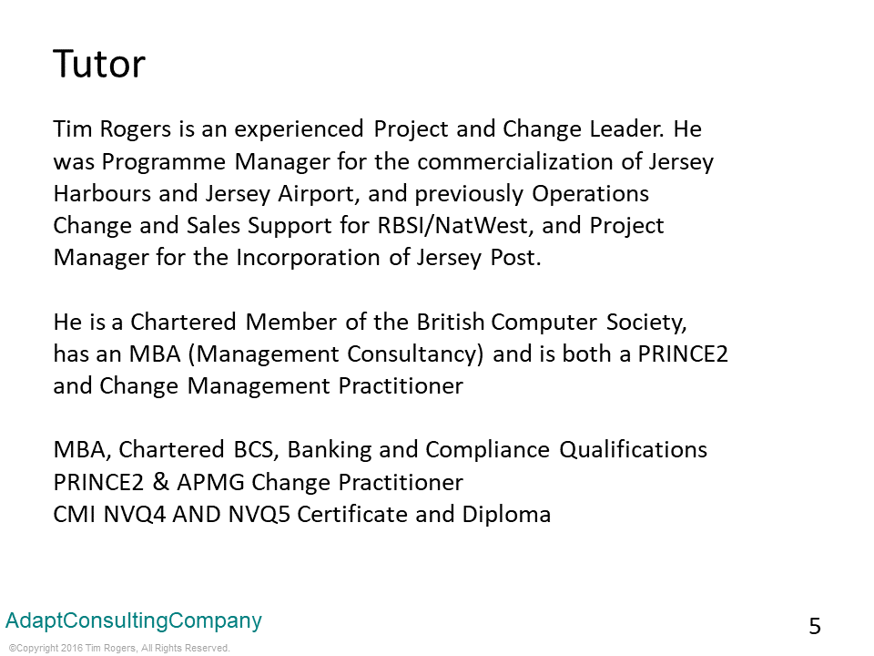 CMIJersey: Slides and images for CMI 3003 Stakeholers Course August 2018