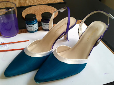 Les aventuriers de la vie: Customiser ses chaussures de mariée (2)