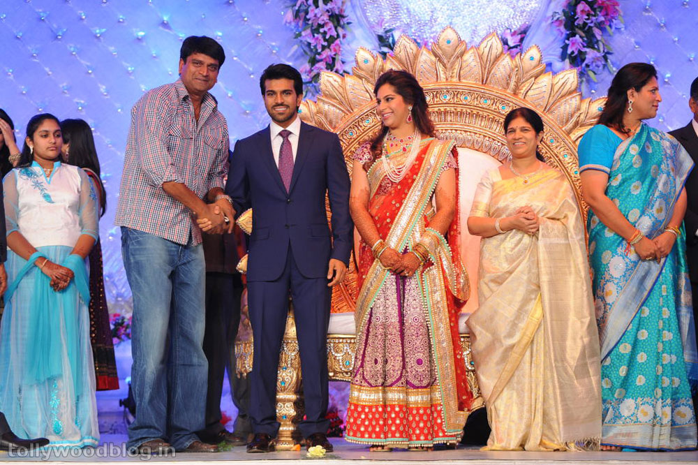 Ram Charan Wedding Reception Photos, Ram charan Upasana Marriage Reception