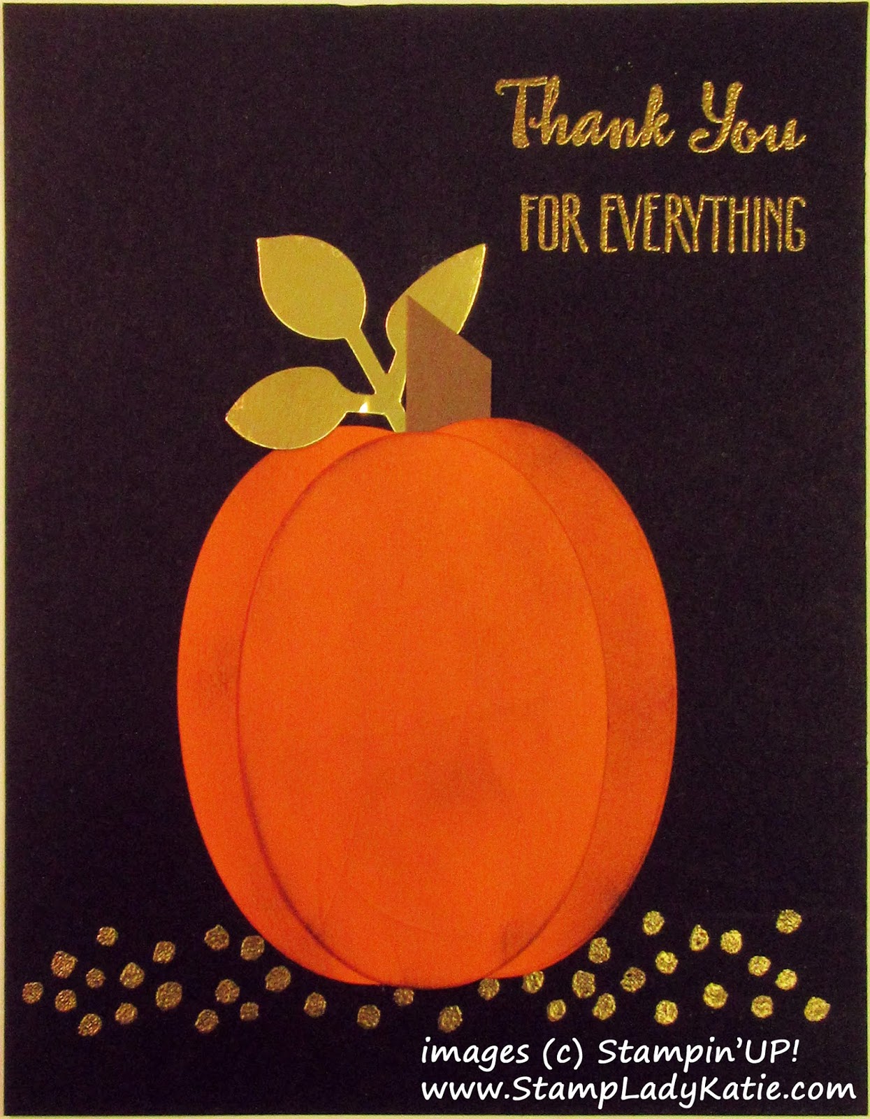 StampLadyKatie.com: Pumpkin Card and the Benefits of a Stamp ...