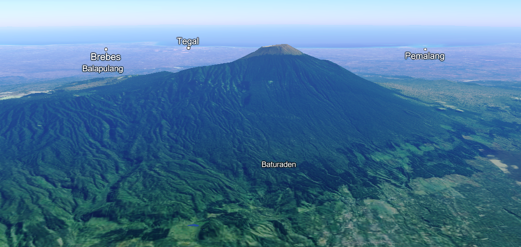 Profil Gunung Slamet dan Pendakian Lewat Bambangan - Najih.web.id