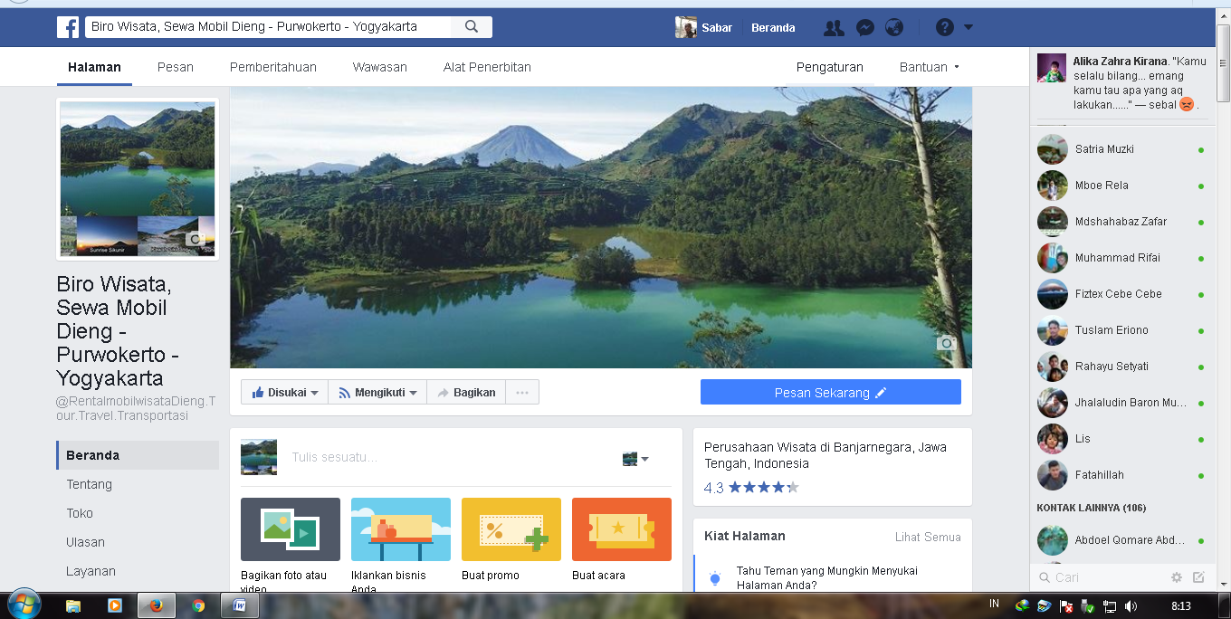 Cara Merubah Tampilan Tema FB ke Tampilan Keren Terbaru 2017