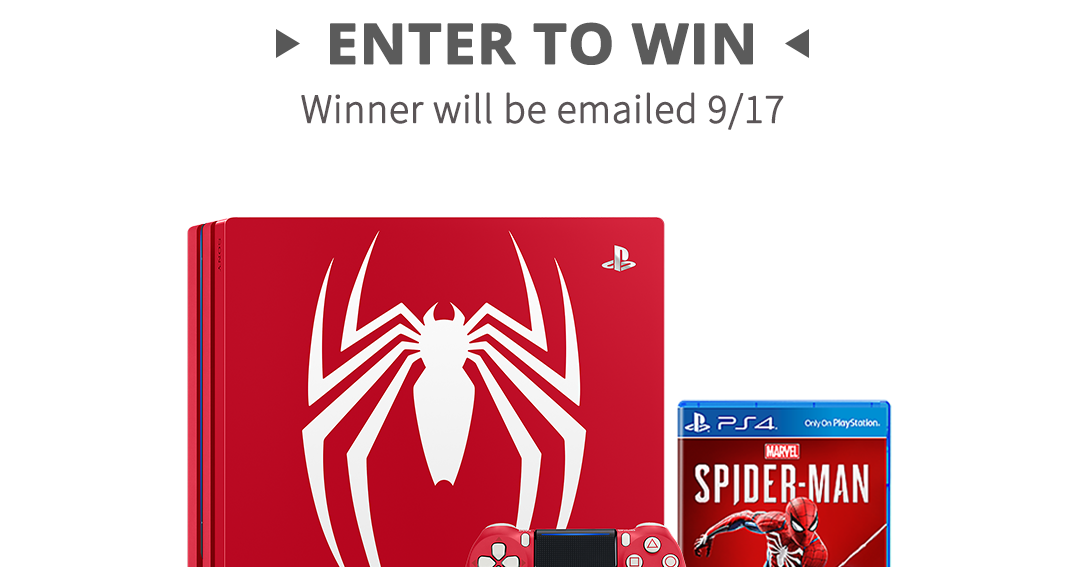 Kathy's Freebies Blog: Win a Limited Edition PS4 Pro + Spider-Man Bundle