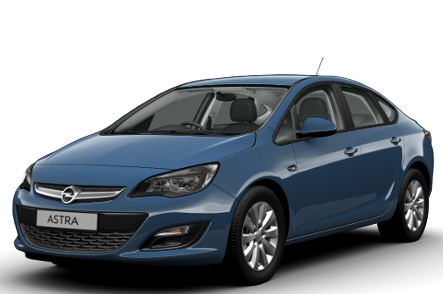 Opel Astra Berline Restylée (2014) - Couleurs/Colors