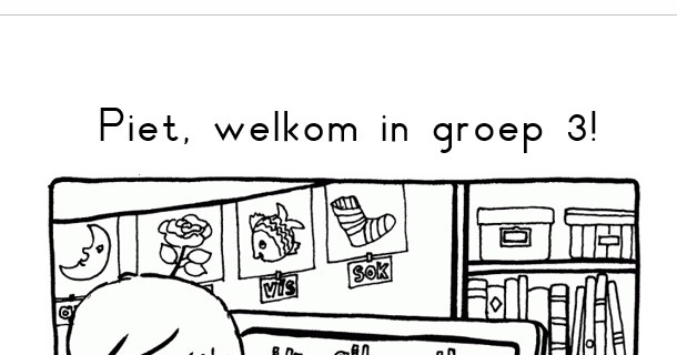 Juf Margot: Tip - Kleurplaat voor de eerste schooldag