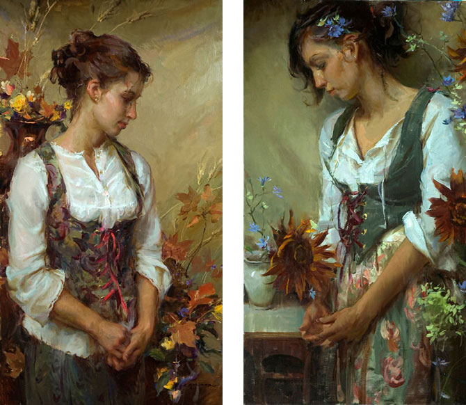 COSICAS VARIAS: Cuadros de mujeres hermosas por Daniel F. Gerhartz