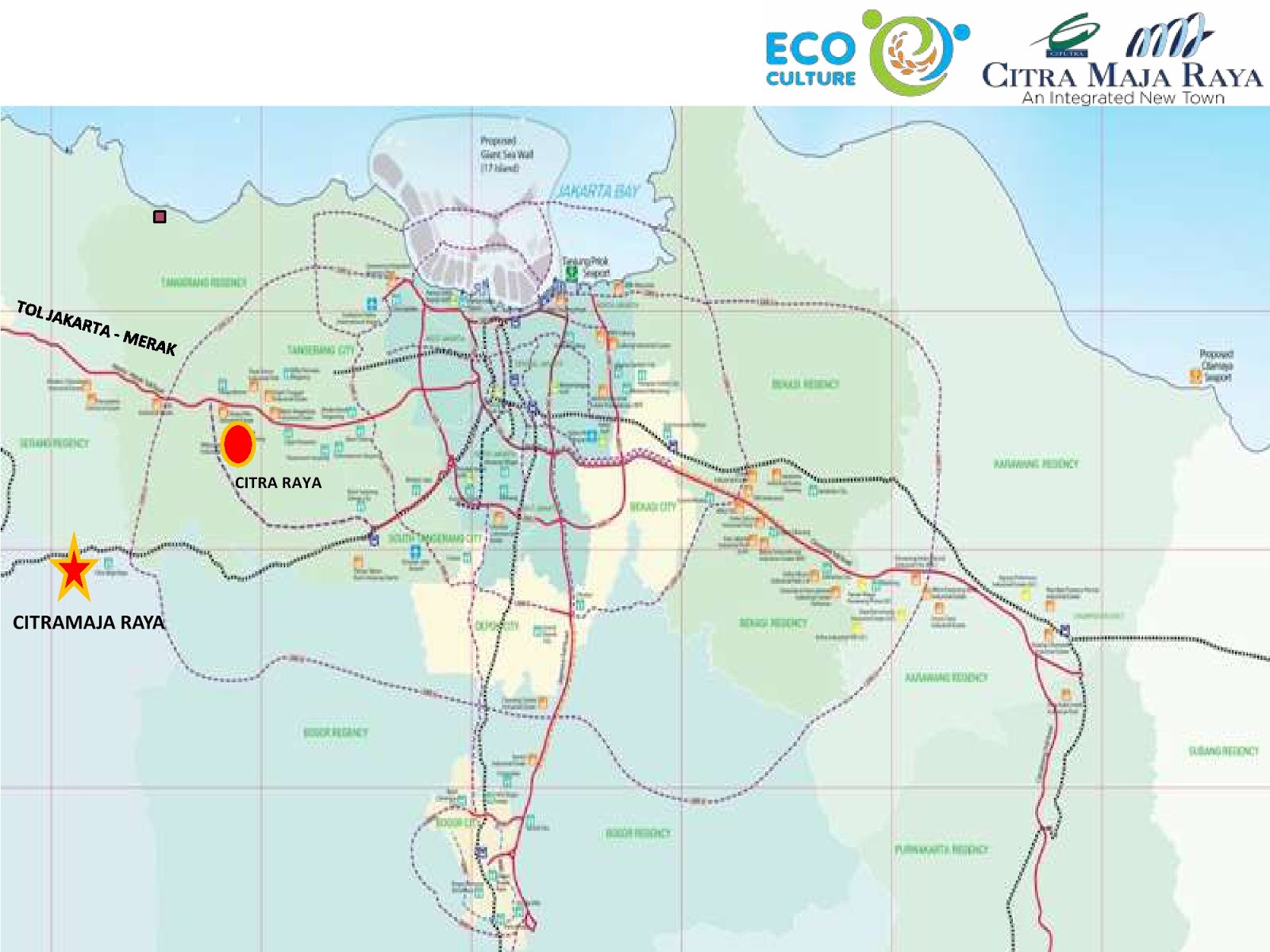 CITRA MAJA RAYA CIPUTRA: LOKASI dan MASTERPLAN
