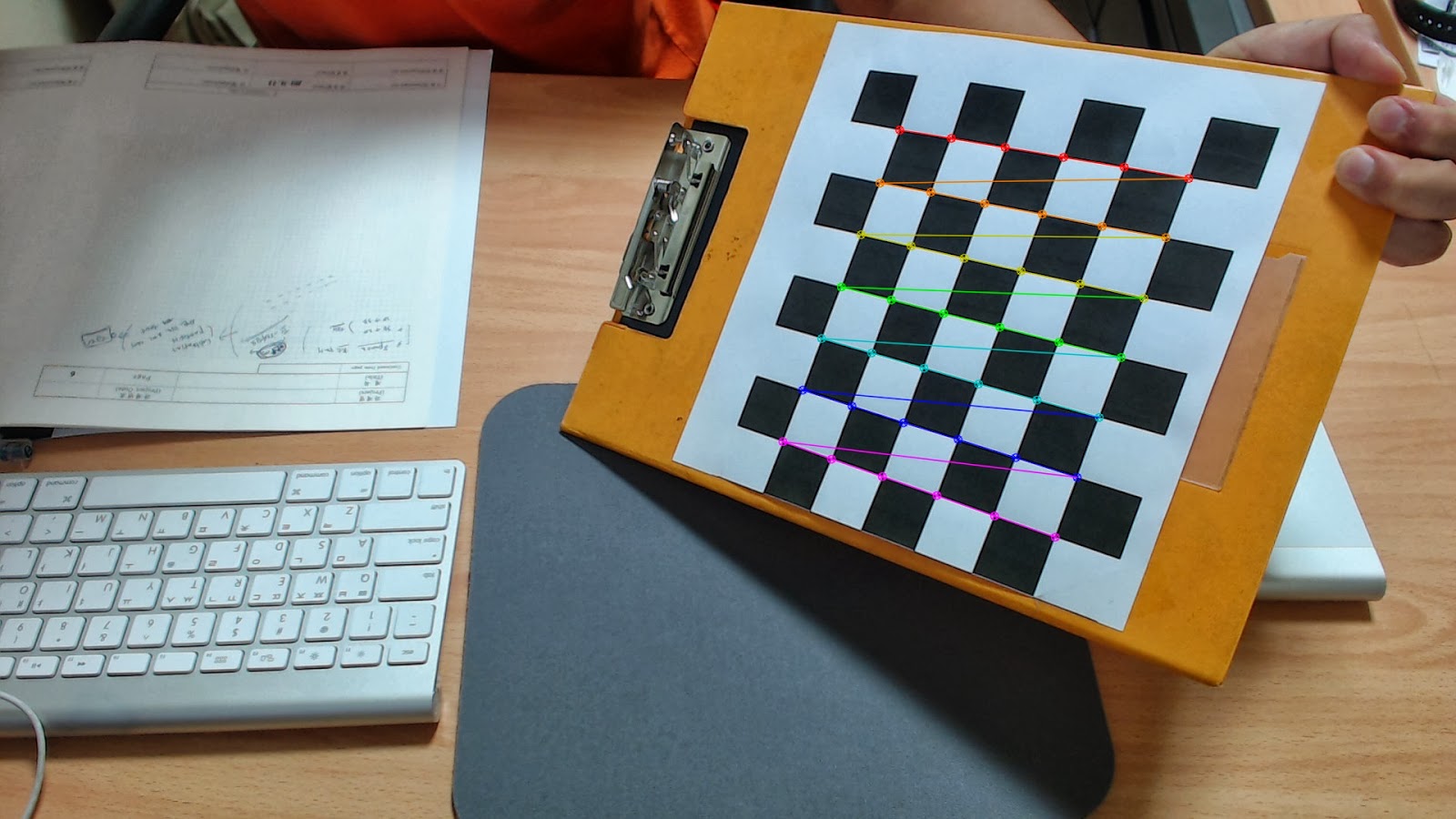 MARE's Computer Vision Study.: OpenCV 2.46 Calibration example source code (using ...