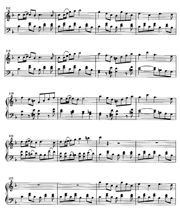 Sierra Phantomhive: Piano Partiture
