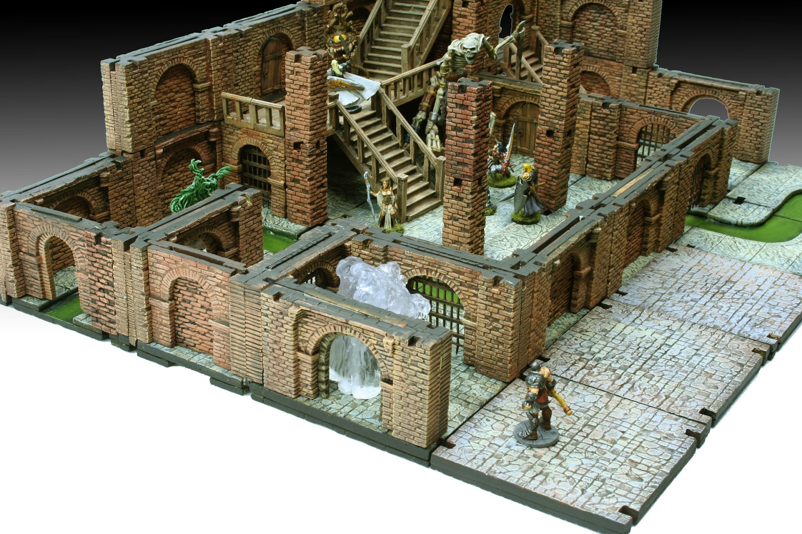 Dungeons 3D: Multi-level Dungeon, Made with Manorhouse modular ...