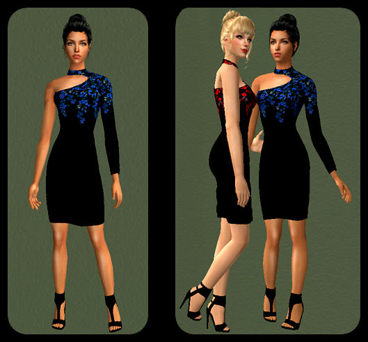 Rafaela Sims: Dress and shoes (new meshes) - The sims 2