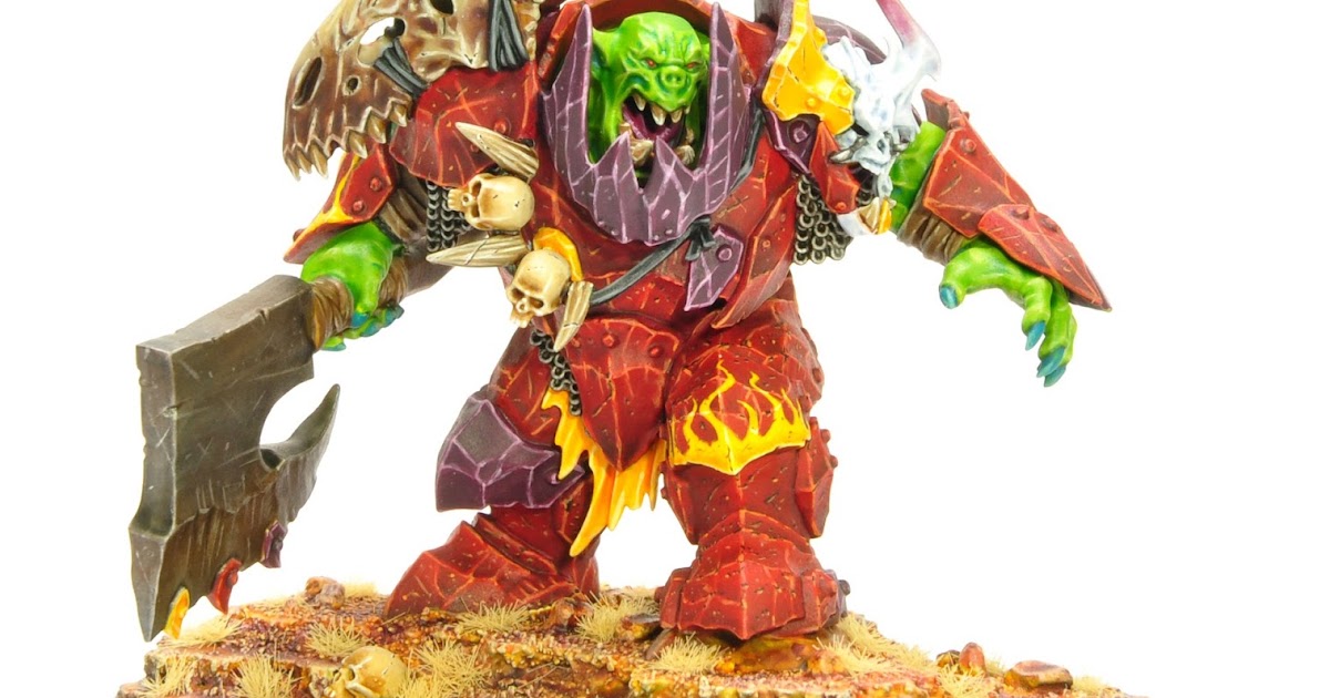 Showcase: Orruk Ironjawz Megaboss by FruitBear - Tale of Painters