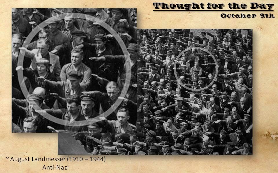 The West Awake: August Landmesser, Hamburg Shipyard Worker Who Refused ...