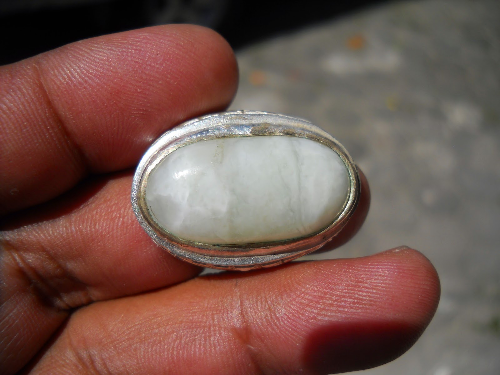 Akik Sepuh: (Gk13) Giok putih Aceh