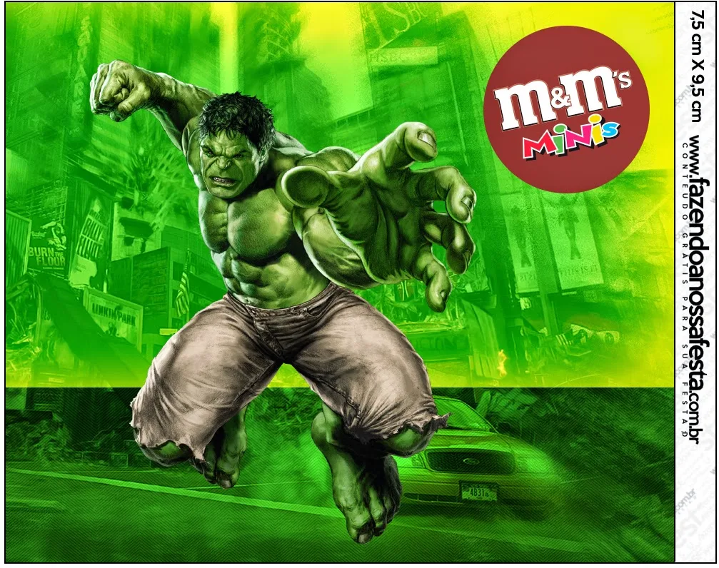 Hulk Free Printable Candy Bar Labels. - Oh My Fiesta! in english