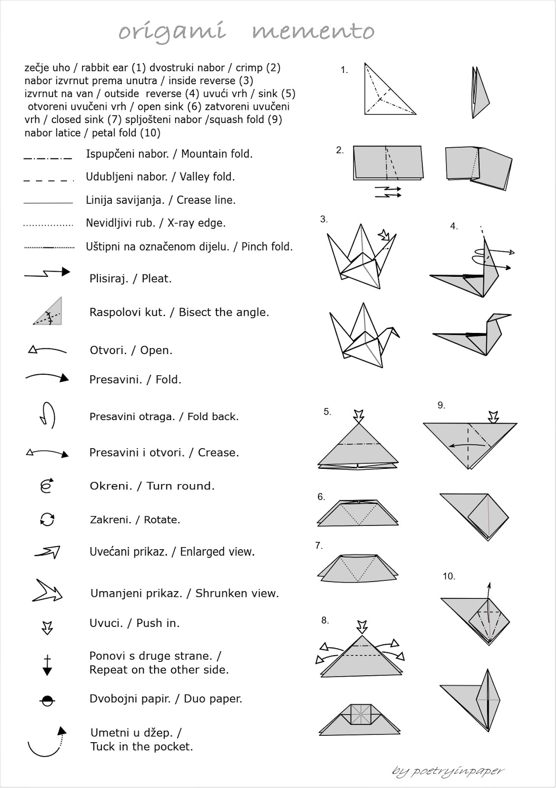 Origami Art Novosti: Origami Tangram - Puzzle Shapes