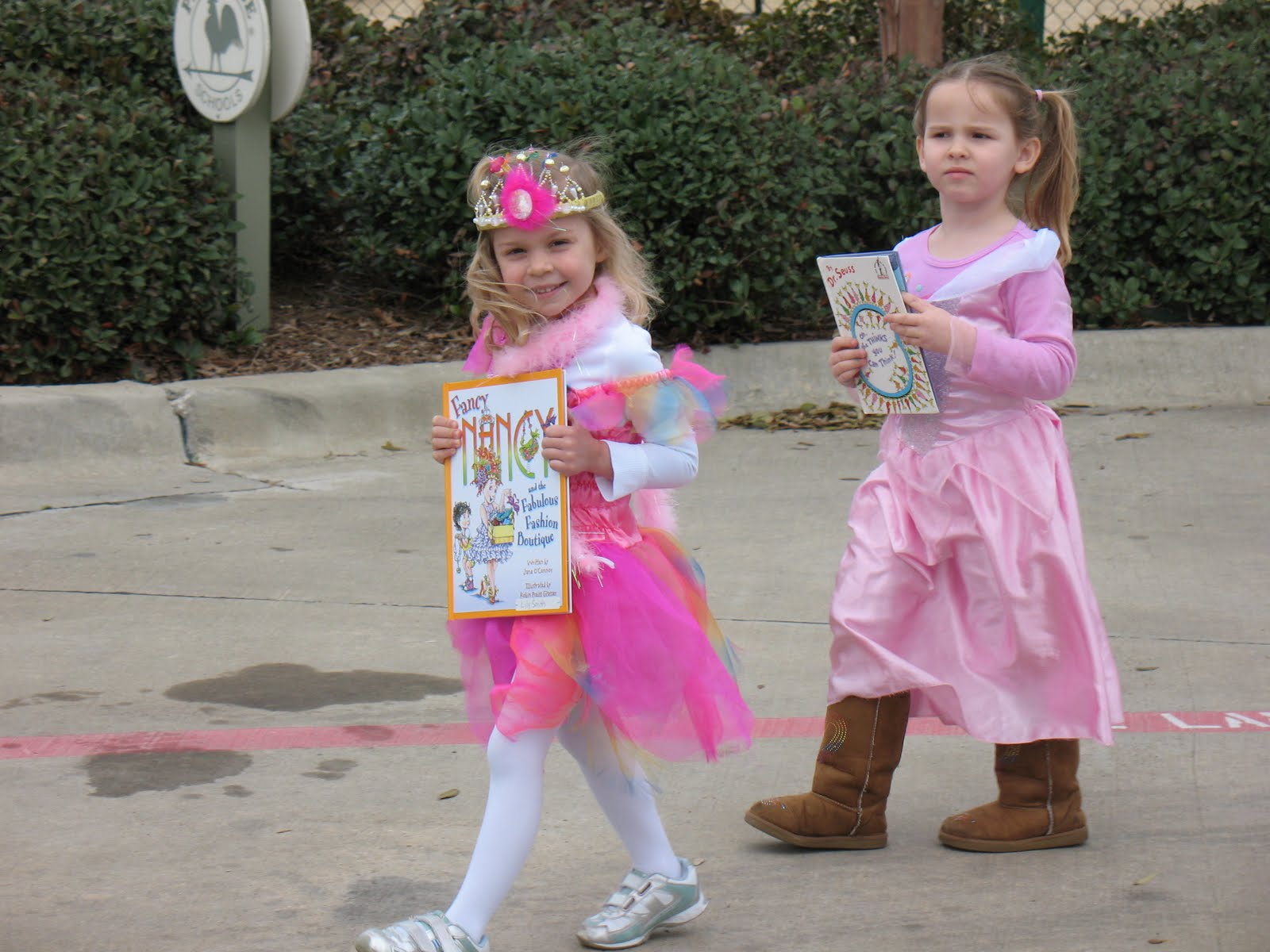 Camille and Lily's World: Primrose character costume parade