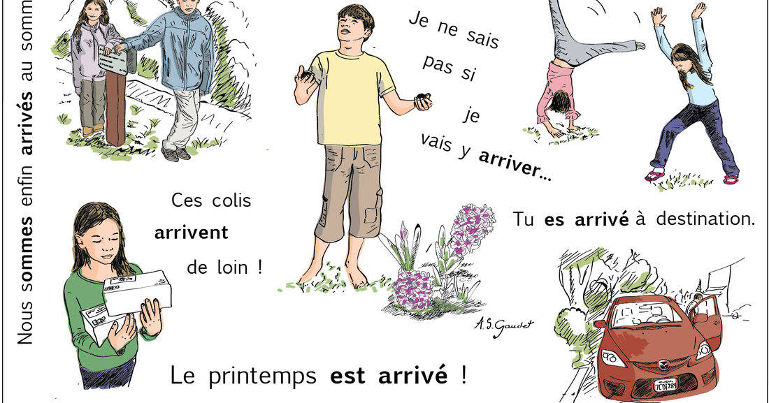 Le français utile: Le verbe ARRIVER