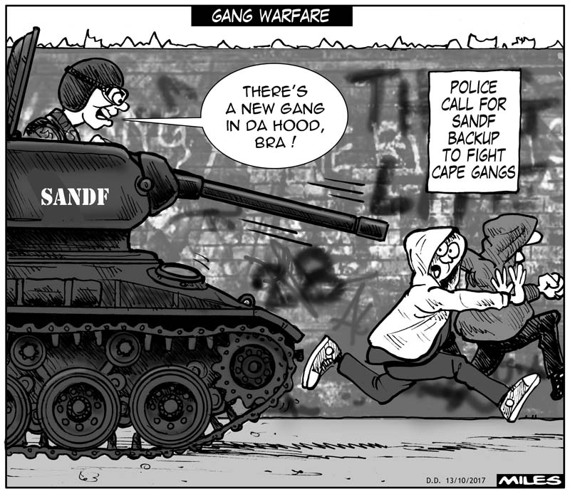 Cartoons by Miles: Gang bangers and hoodlums